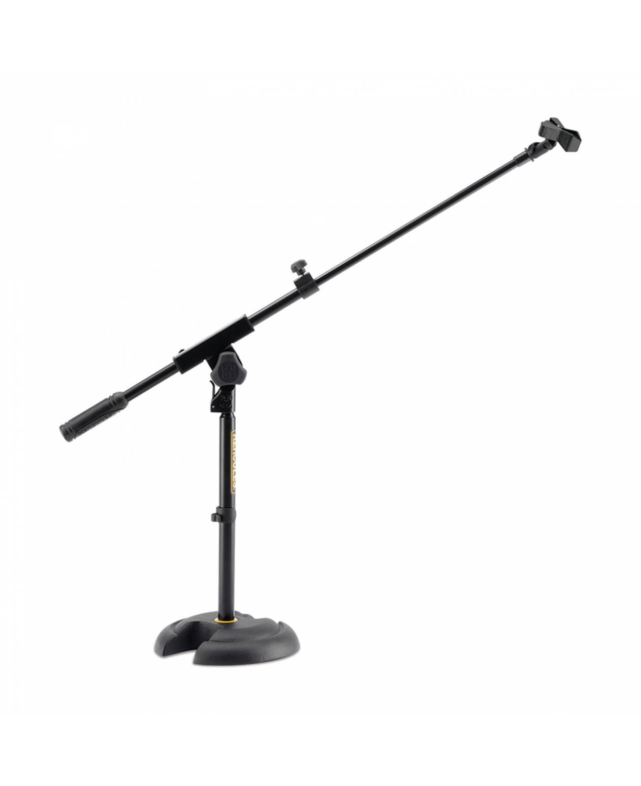 Hercules Ms120b Short Round Base Stand With Boom Arm And Mic Clip Wailian Electronics Pte Ltd